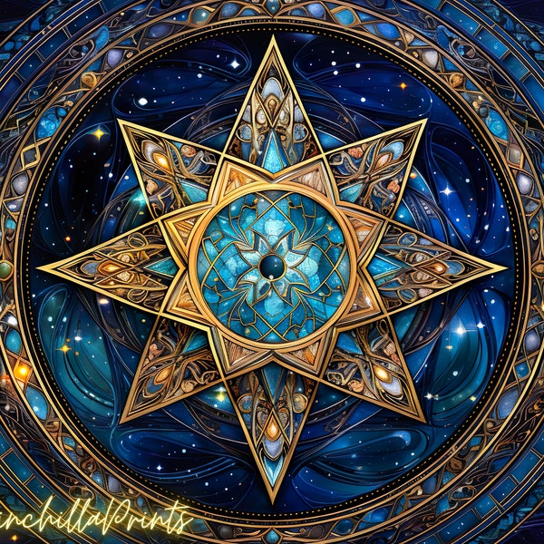 Eight Pointed Star - Etsy