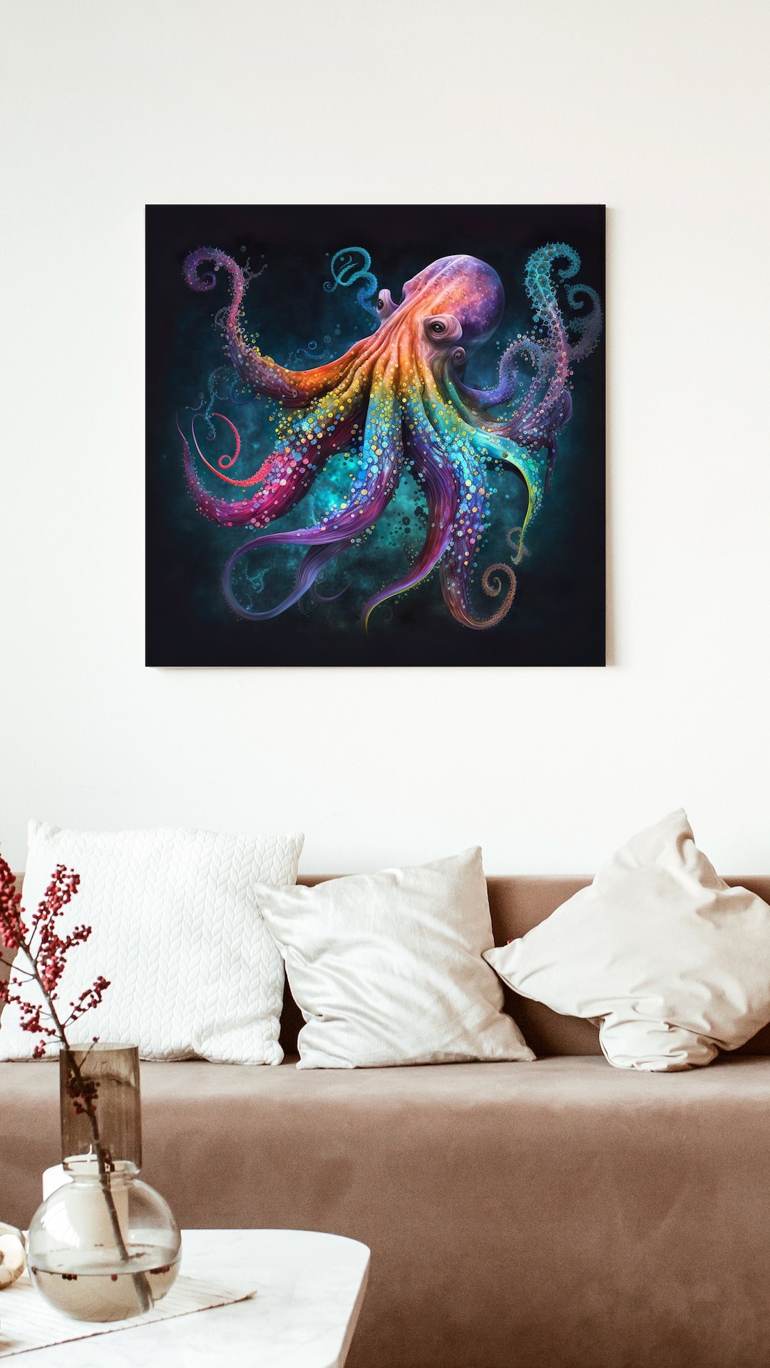 Octopus. Art Octopus. Digital Download. Cosmic Octopus. - Etsy