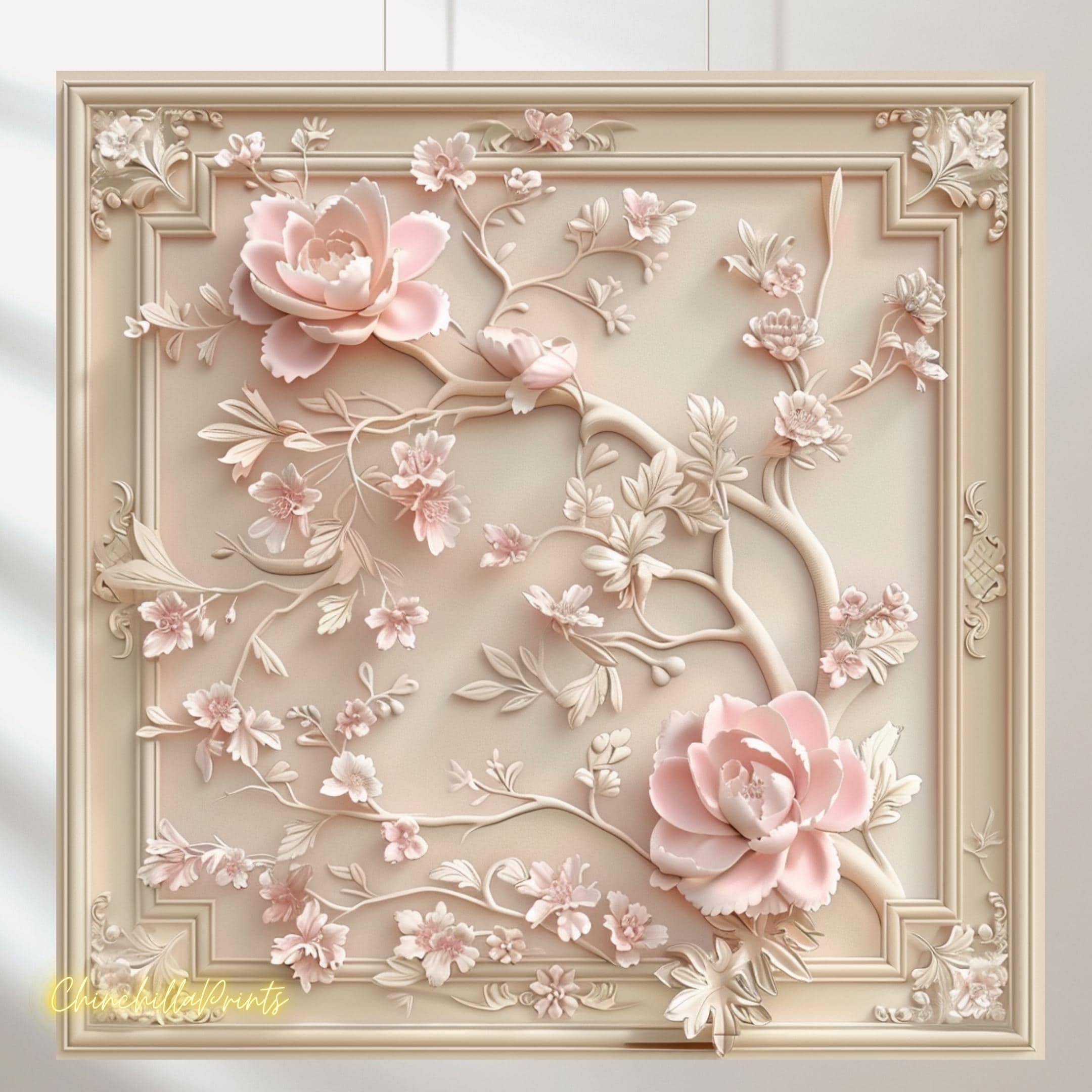 Victorian Floral Set of 5 Design for Commercial Use - Etsy