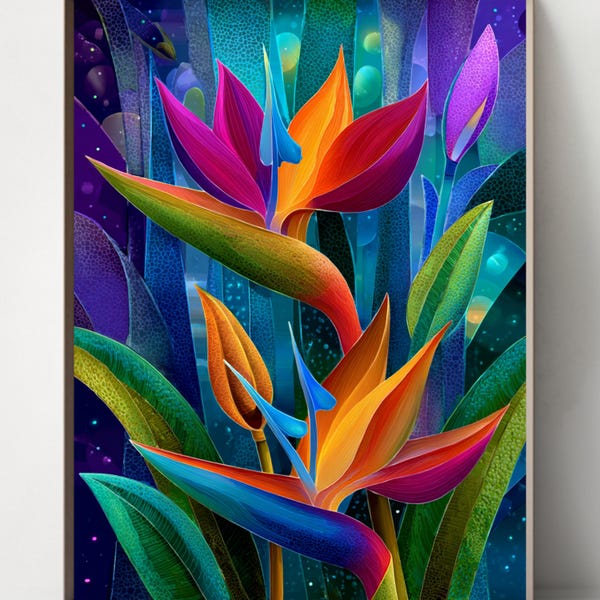 Strelitzia Art - Etsy