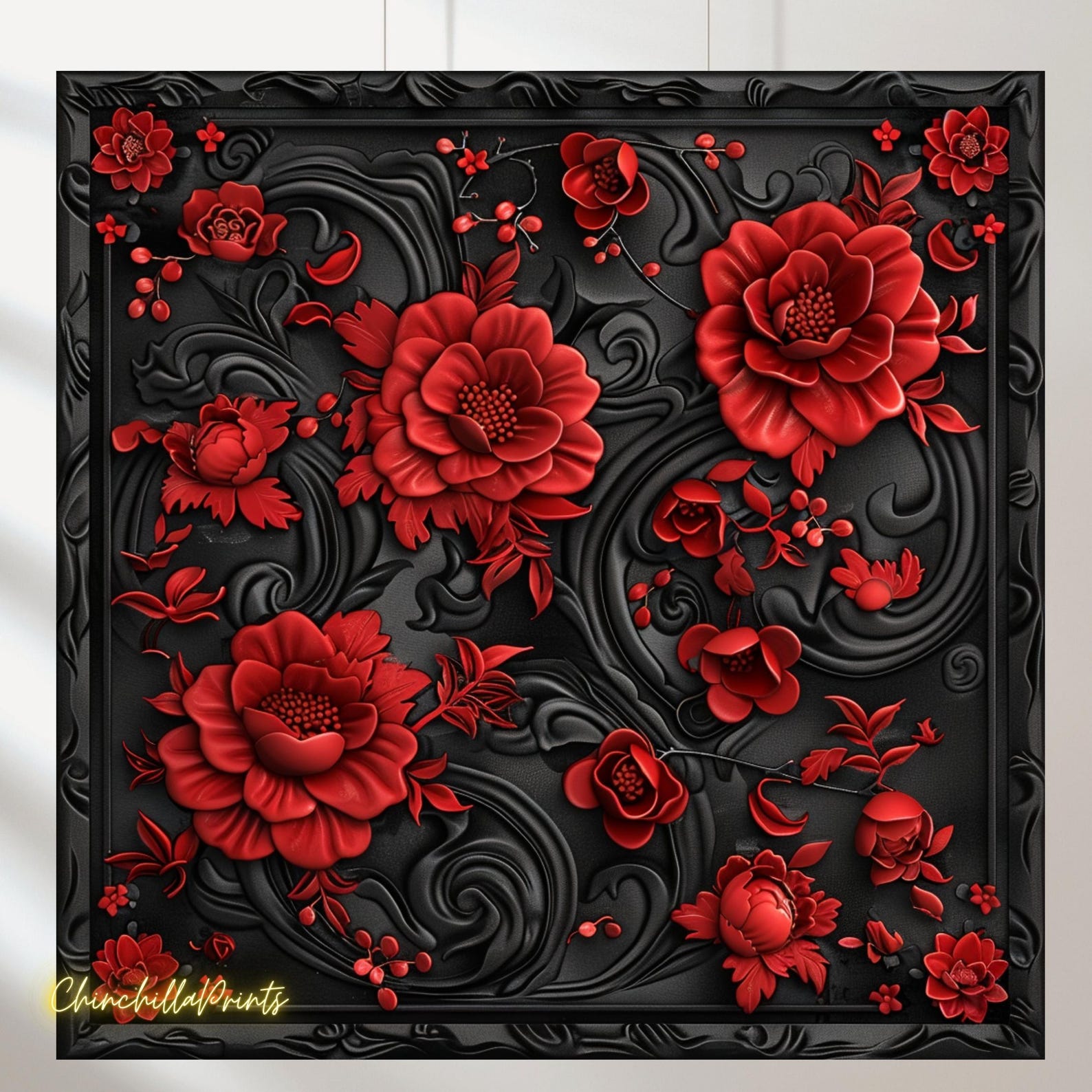 Victorian Floral Design for Commercial Use - Etsy