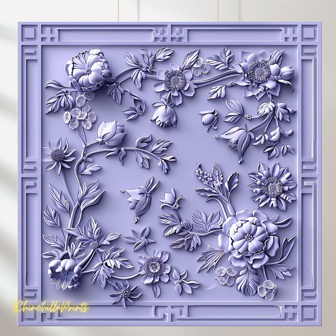 Set of 5 Victorian Floral Design for Commercial Use - Etsy