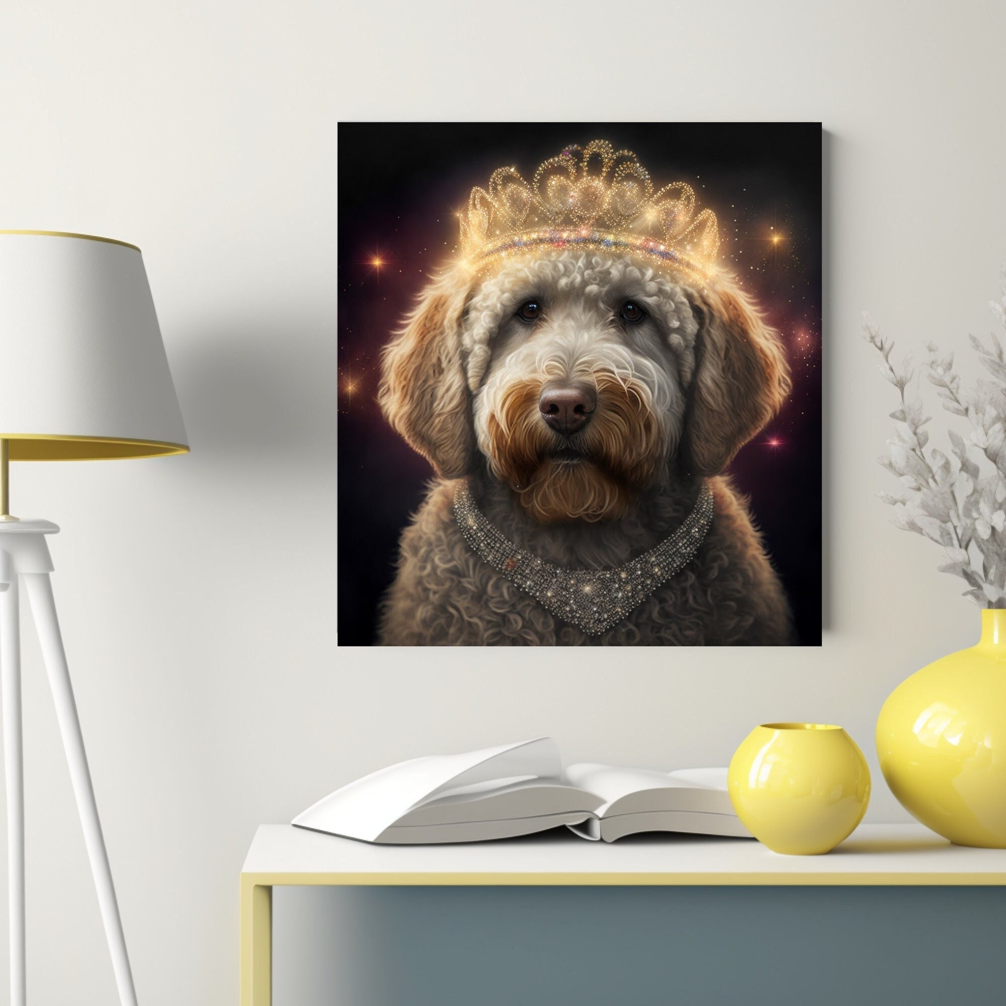 Labradoodle Art Labradoodle Print Labradoodle Portrait Celebrity Dog ...
