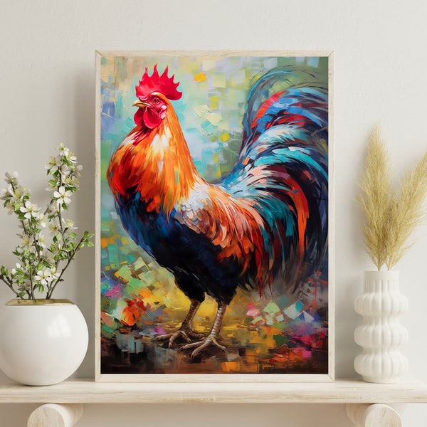 Rooster Prints - Etsy