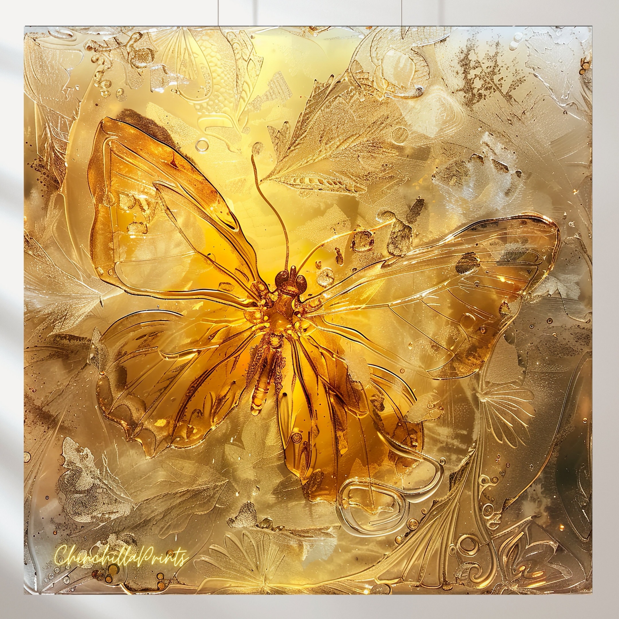 Amber Painting Butterfly, Amber Drawing, Drawings on the Theme of the ...