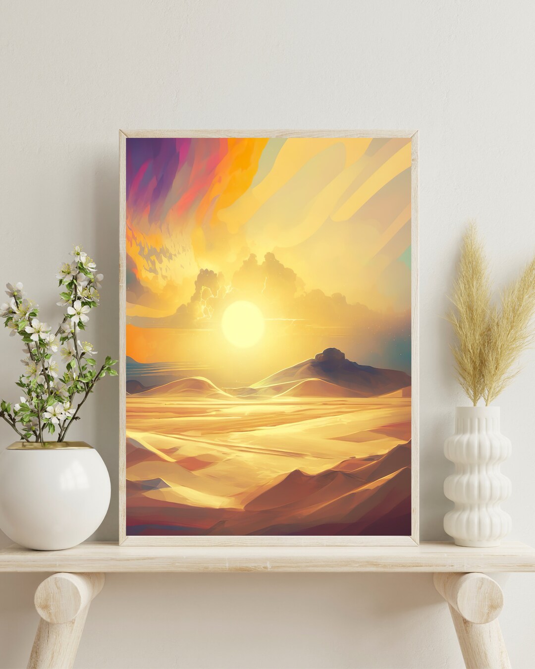 Abstract Art Desert Art Abstract Desert Art Print Surreal - Etsy