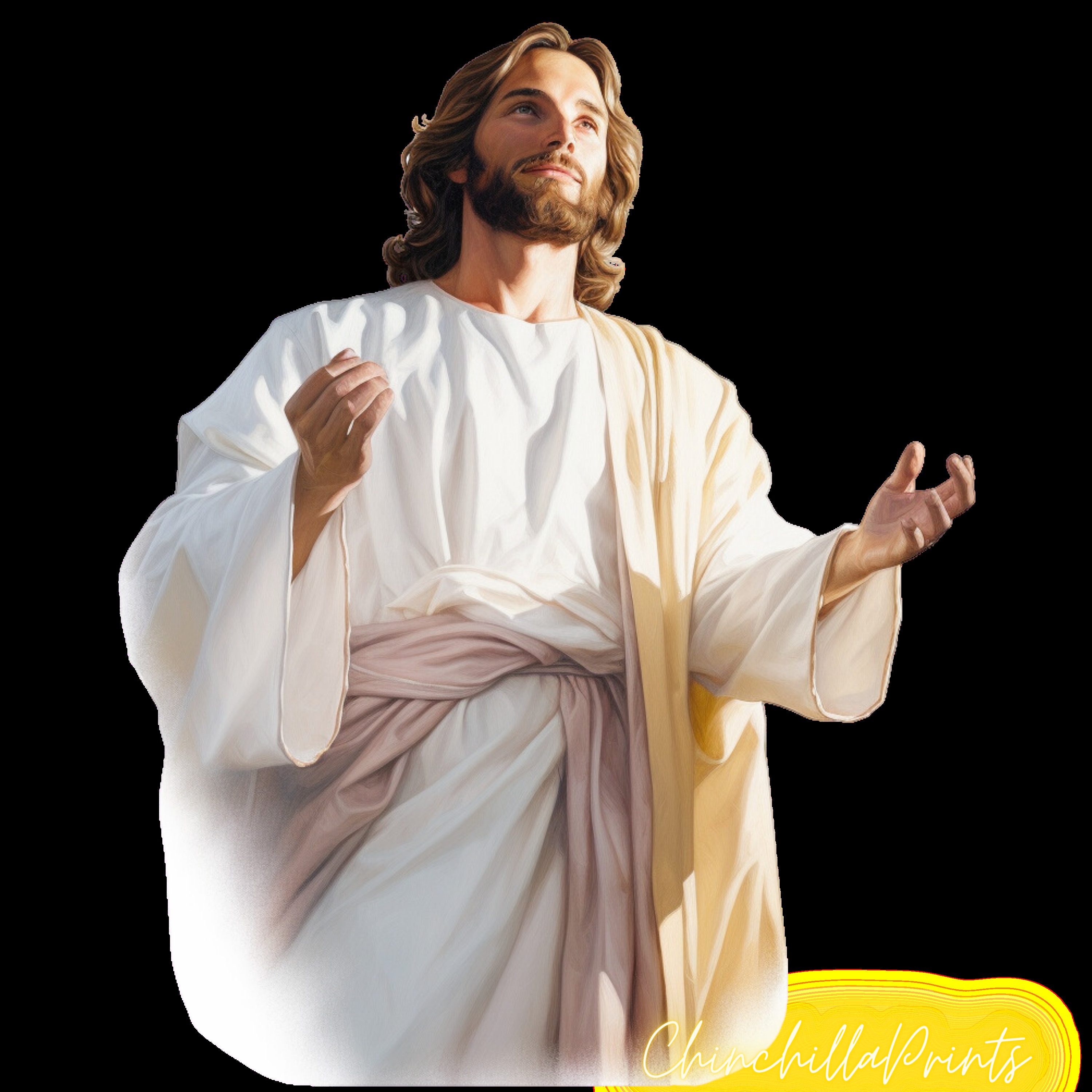 Jesus Transparent Background PNG Files Sublimation Digital Downloads ...