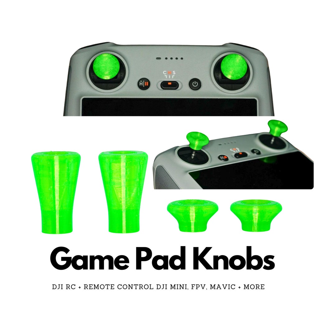 Game Controller Style Knob Set Slip-on Kit for DJI Rc Remote Control ...