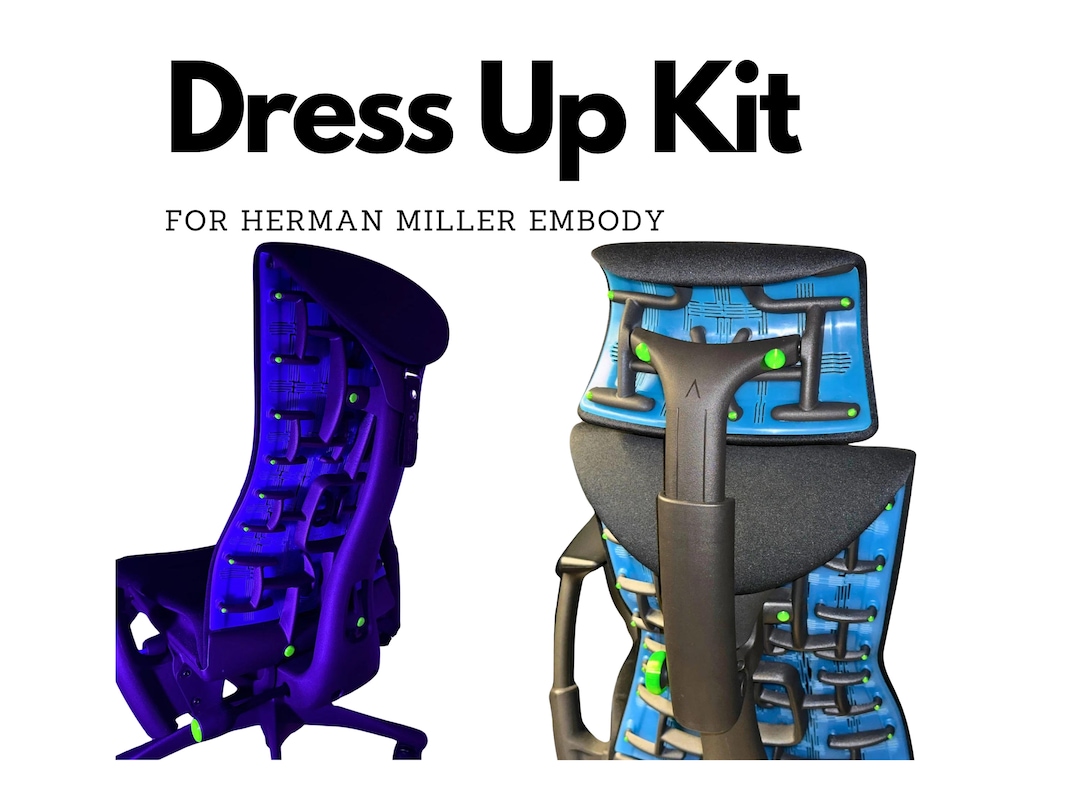 21 Piece Dress up Kit for Herman Miller Embody Gaming Chair Colorize ...