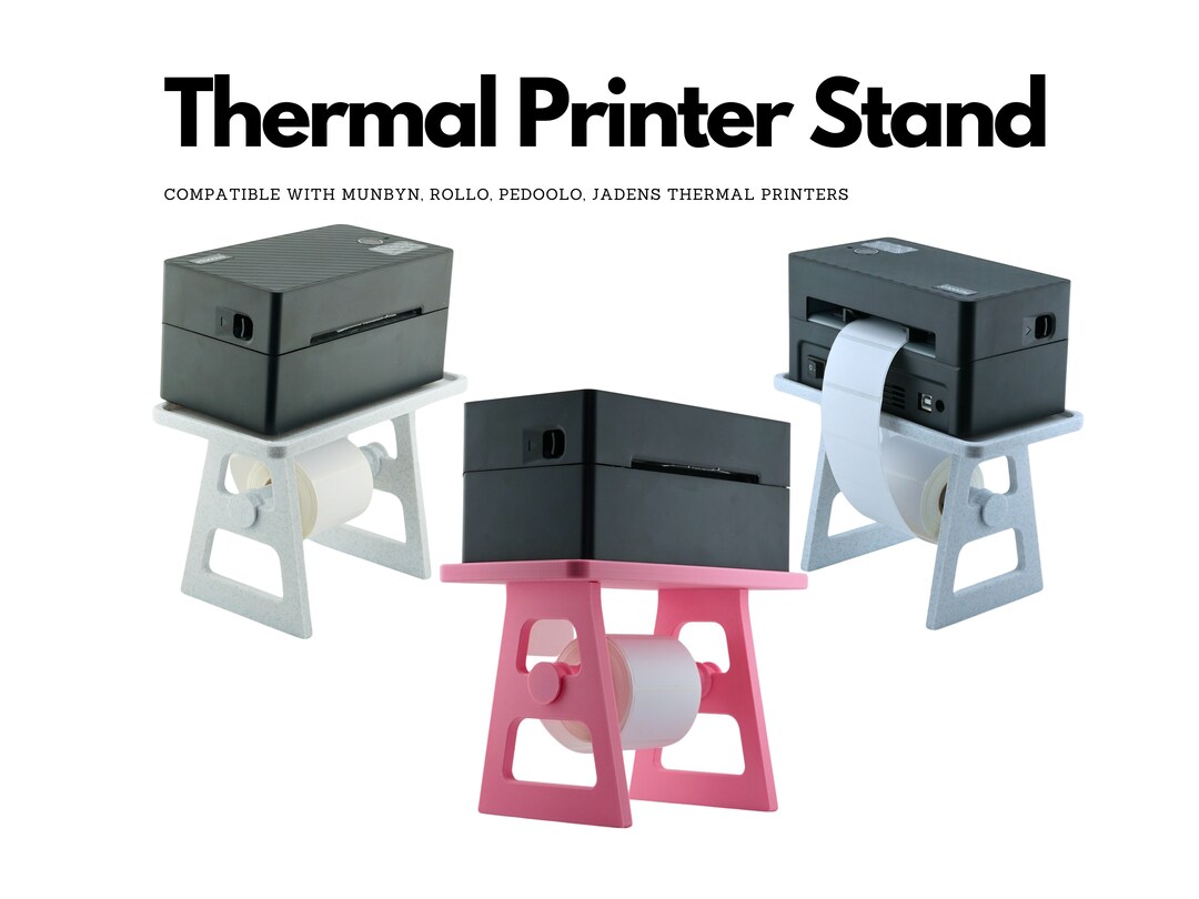 Stand Roll Holder for Thermal Label Printers Compatible With Munbyn ...