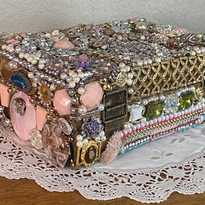 Pink Glittering Memory Box - Etsy