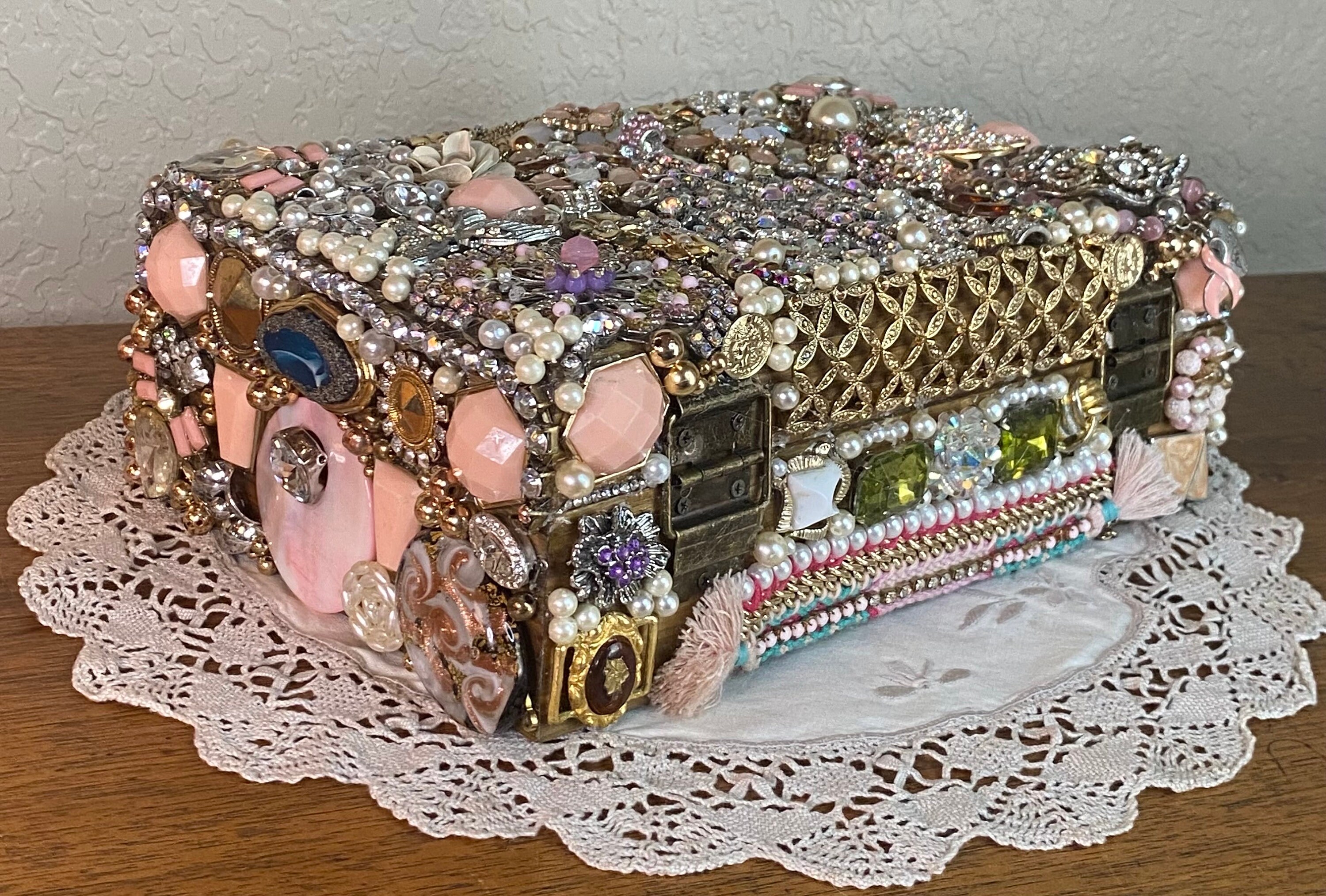 Pink Glittering Memory Box - Etsy