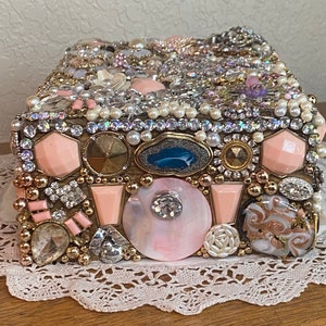 Pink Glittering Memory Box - Etsy
