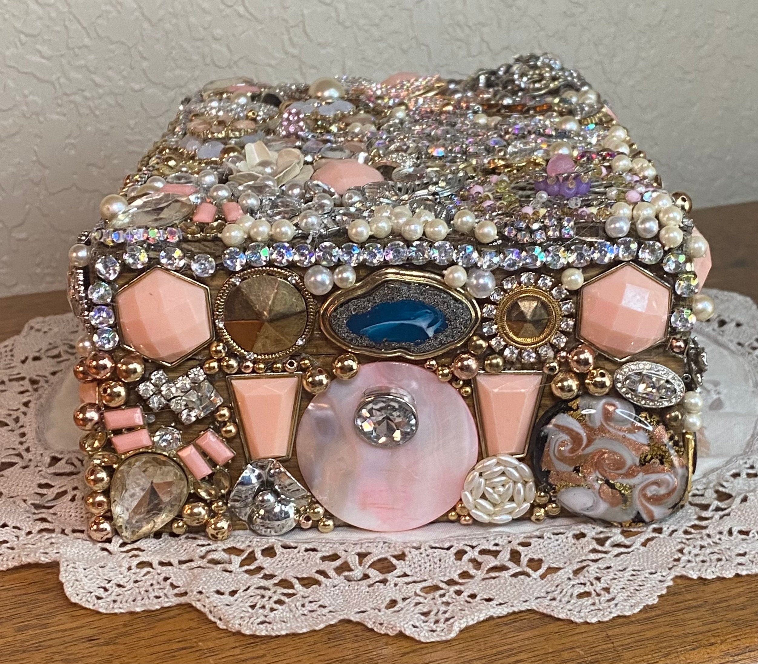 Pink Glittering Memory Box - Etsy
