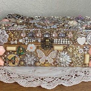 Pink Glittering Memory Box - Etsy