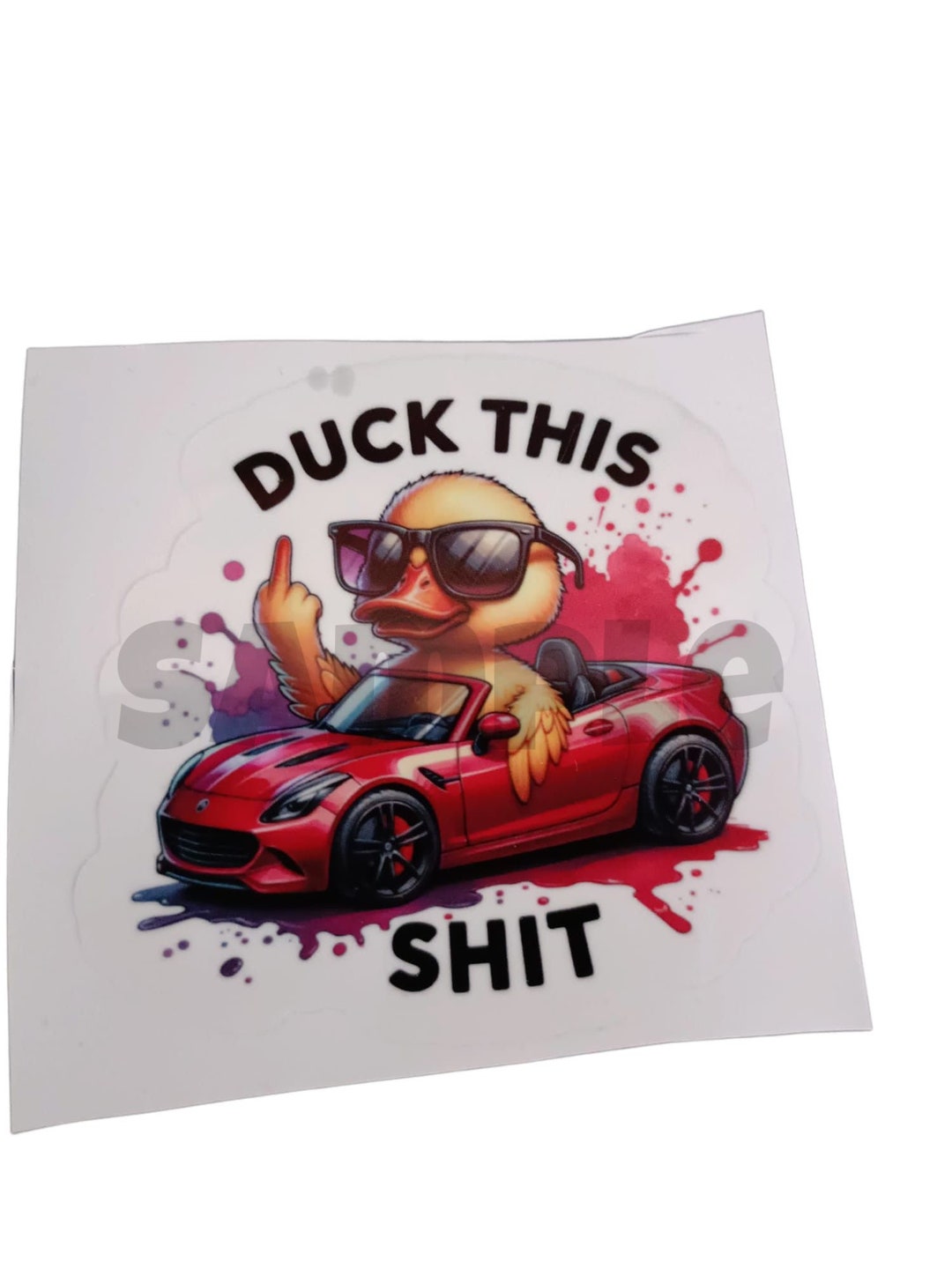 Goose Road Rage/duck Transparent Vinyl Sticker/ Meme Goose Sticker ...