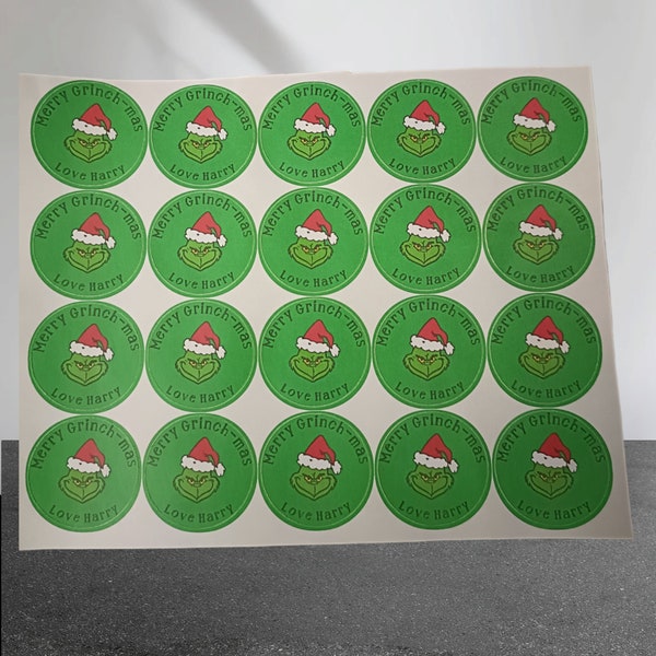 The Grinch Stickers - Etsy