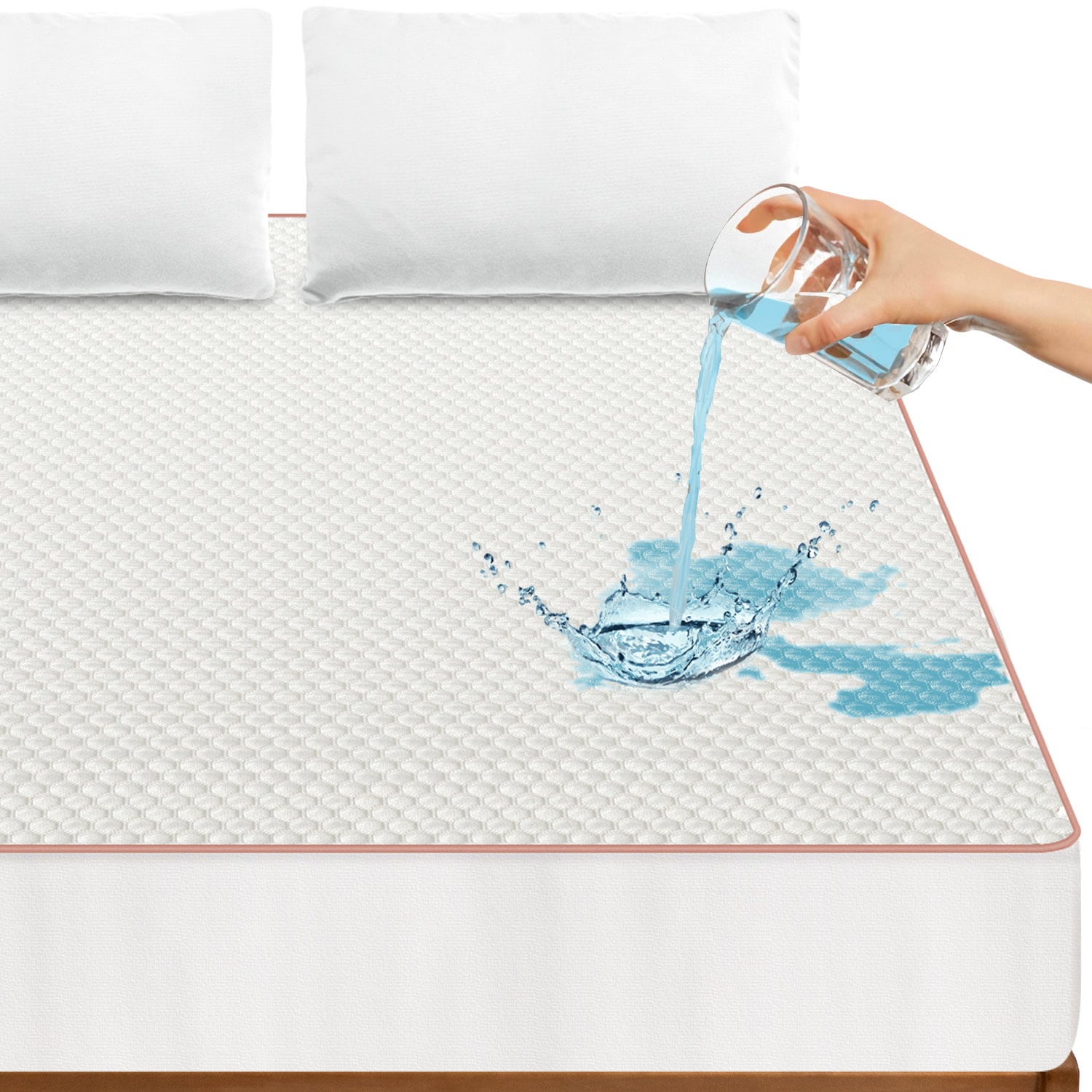 Waterproof Mattress Protector - Waterproof & Breathable Hypoallergenic ...