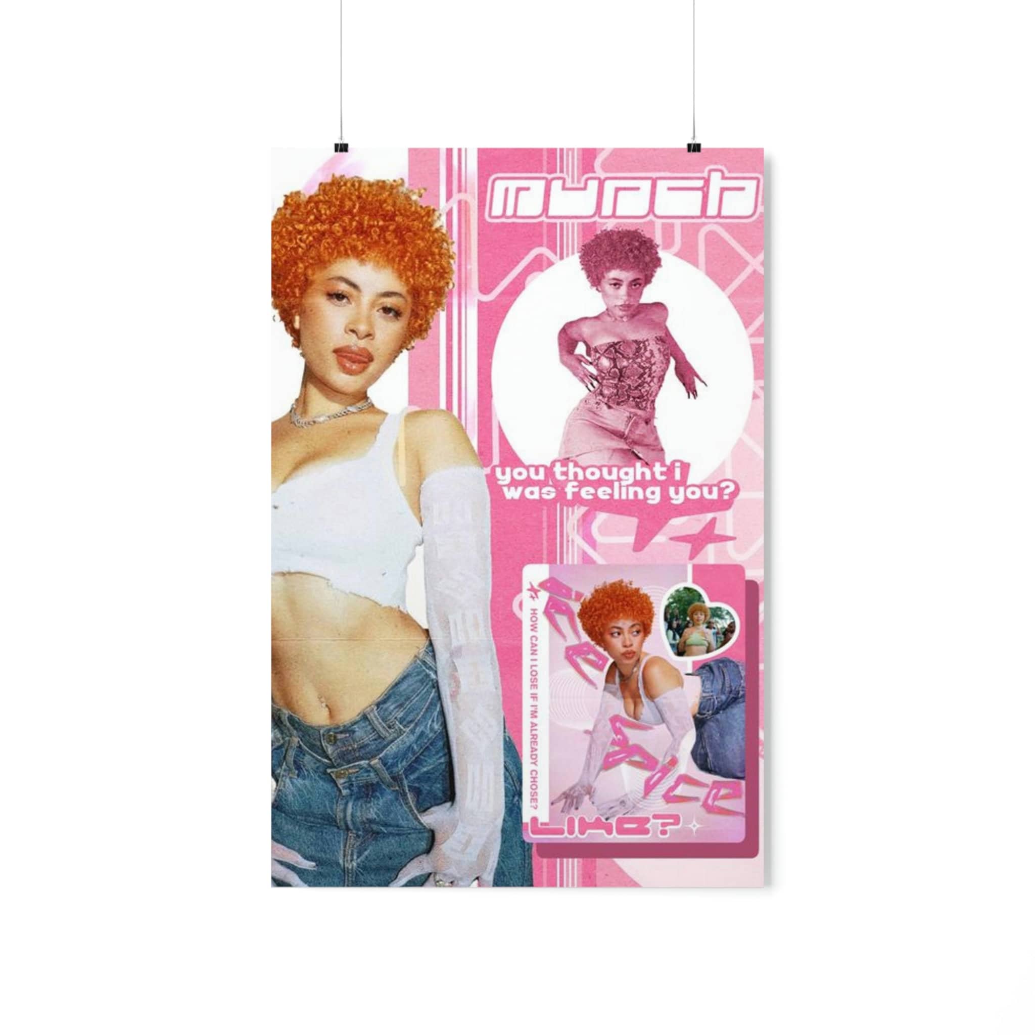 Ice Spice Vintage Hip-Hop Poster - Munch Ice Spice Rapper Merch sold by ...