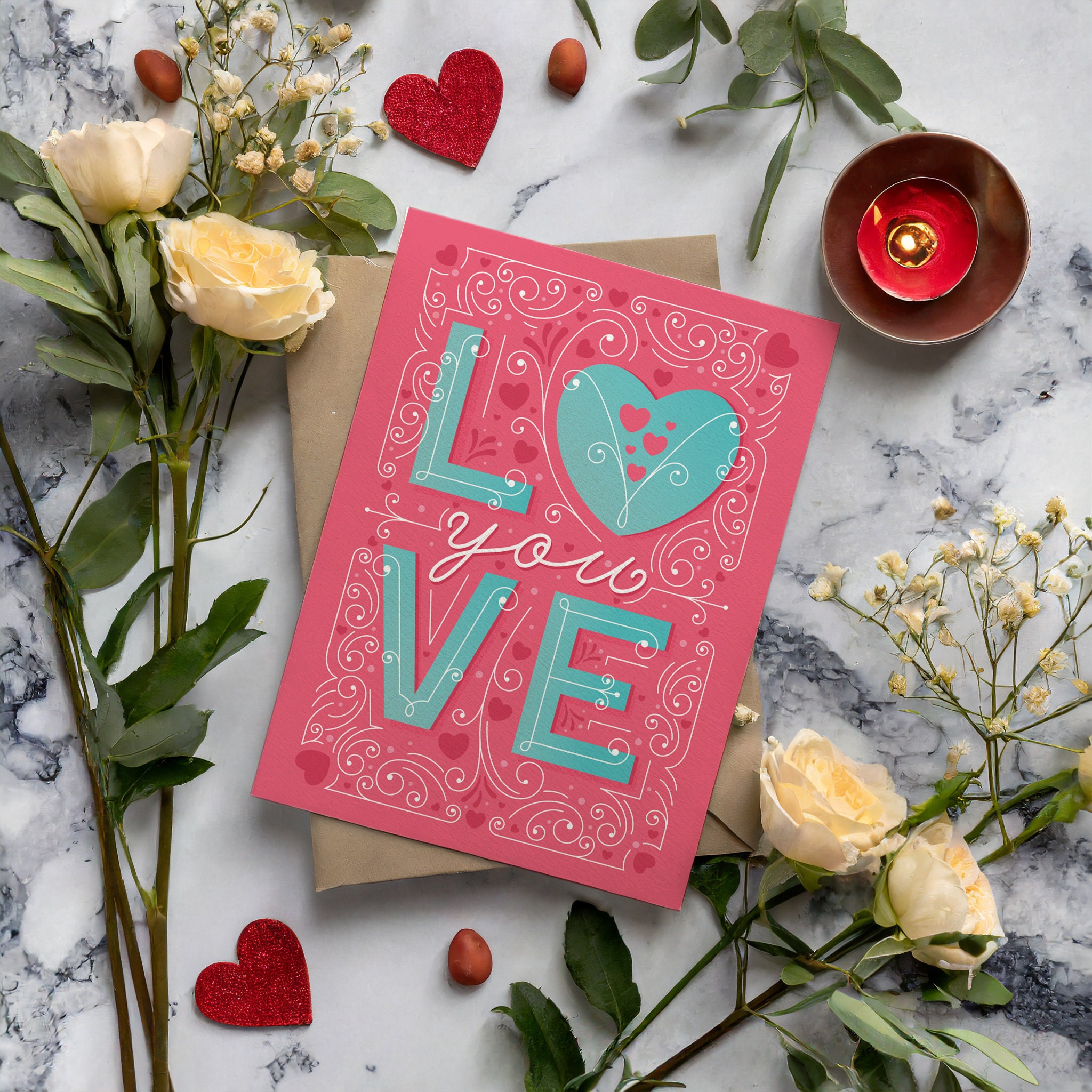 Printable Romantic Greeting Cards for Anniversaries & Valentine's Day ...