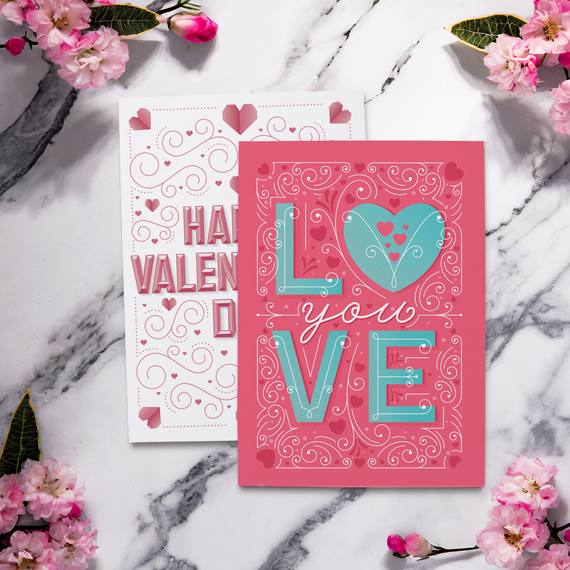 Printable Romantic Greeting Cards for Anniversaries & Valentine's Day ...
