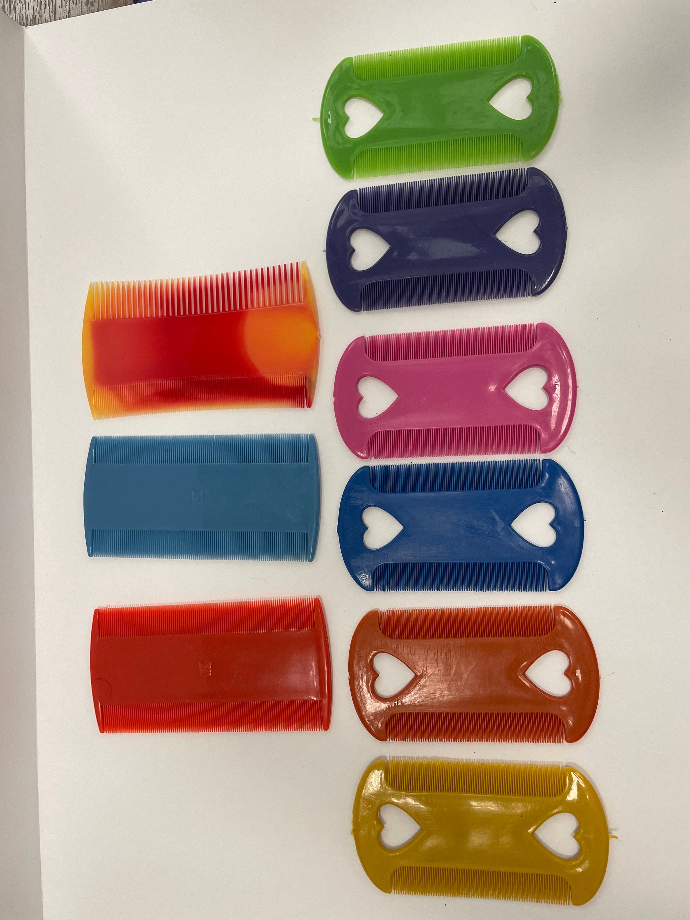 Lice Combs - Hair Care - Rainbow Fine Tooth Combs ( 4 Pack) - Etsy