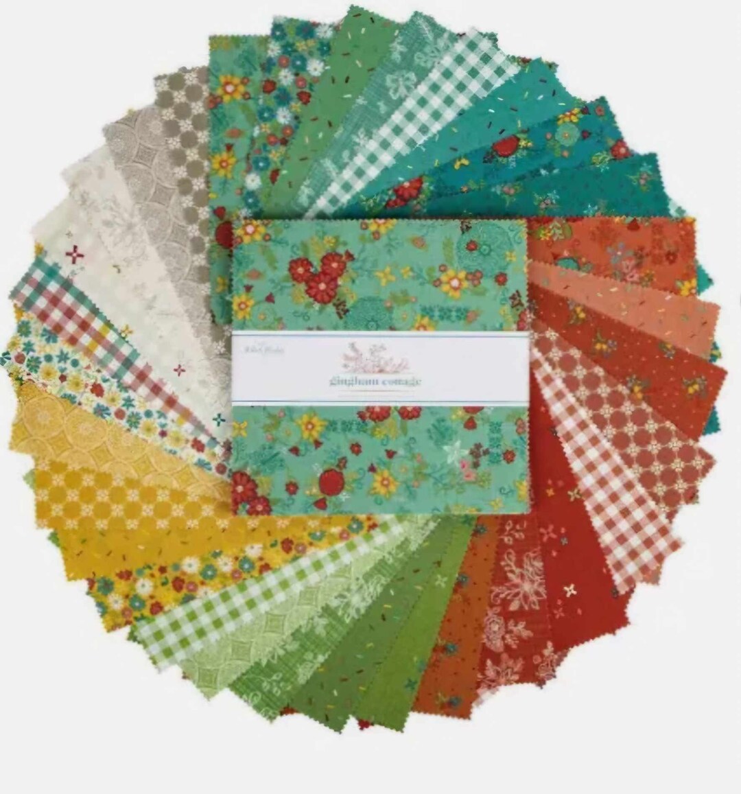 Riley Blake Gingham Cottage Layer Cake - Etsy