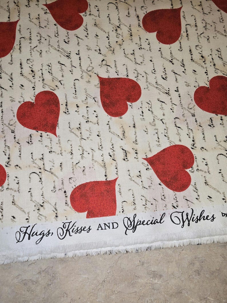 Hugs, Kisses and Special Wishes by Beth Albert for 3 Wishes Fabric 2 ...