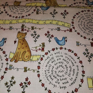 3 Yard Cut of Henry Glass Fabrics Pattern # 5171 STITCHES by Lynette ...