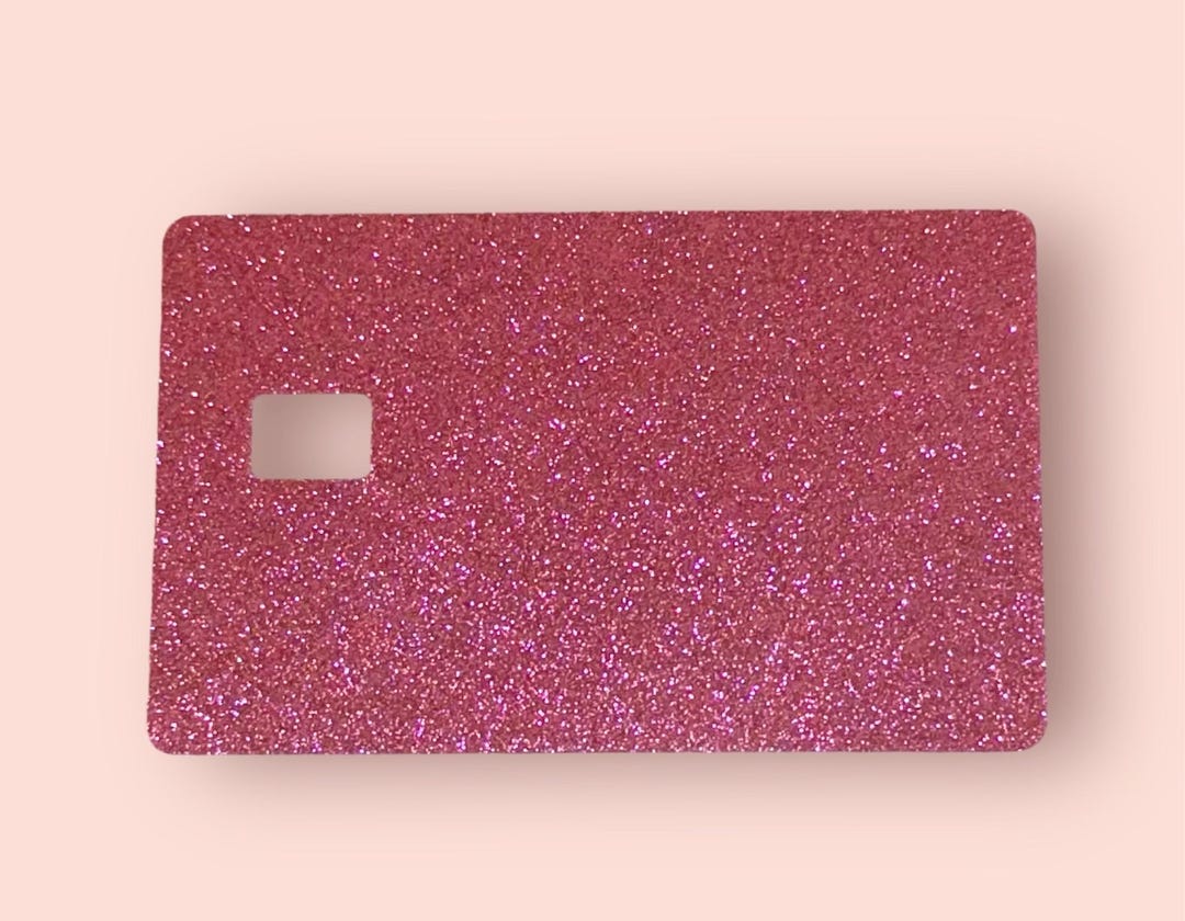 Sparkly Debit Card Skin (slightly Transparent) - Etsy