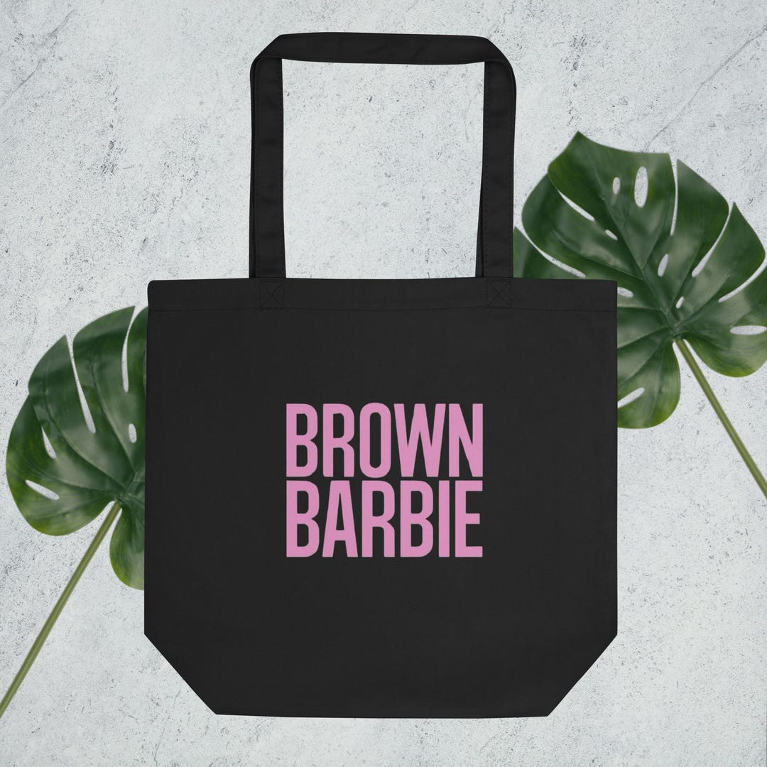 Brown Barbie Tote Bag Black Girl Magic Bag Women Empowerment Black ...