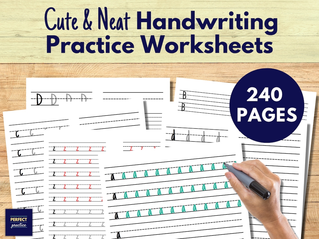 Cute and Neat Printable Handwriting Worksheets Handwriting Practice ...