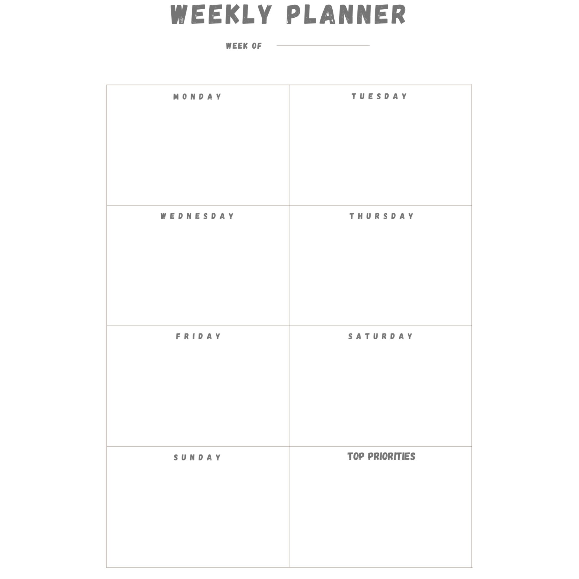 Holiday A5 Printable Planner Dashboards Monthly and Weekly Calendar ...