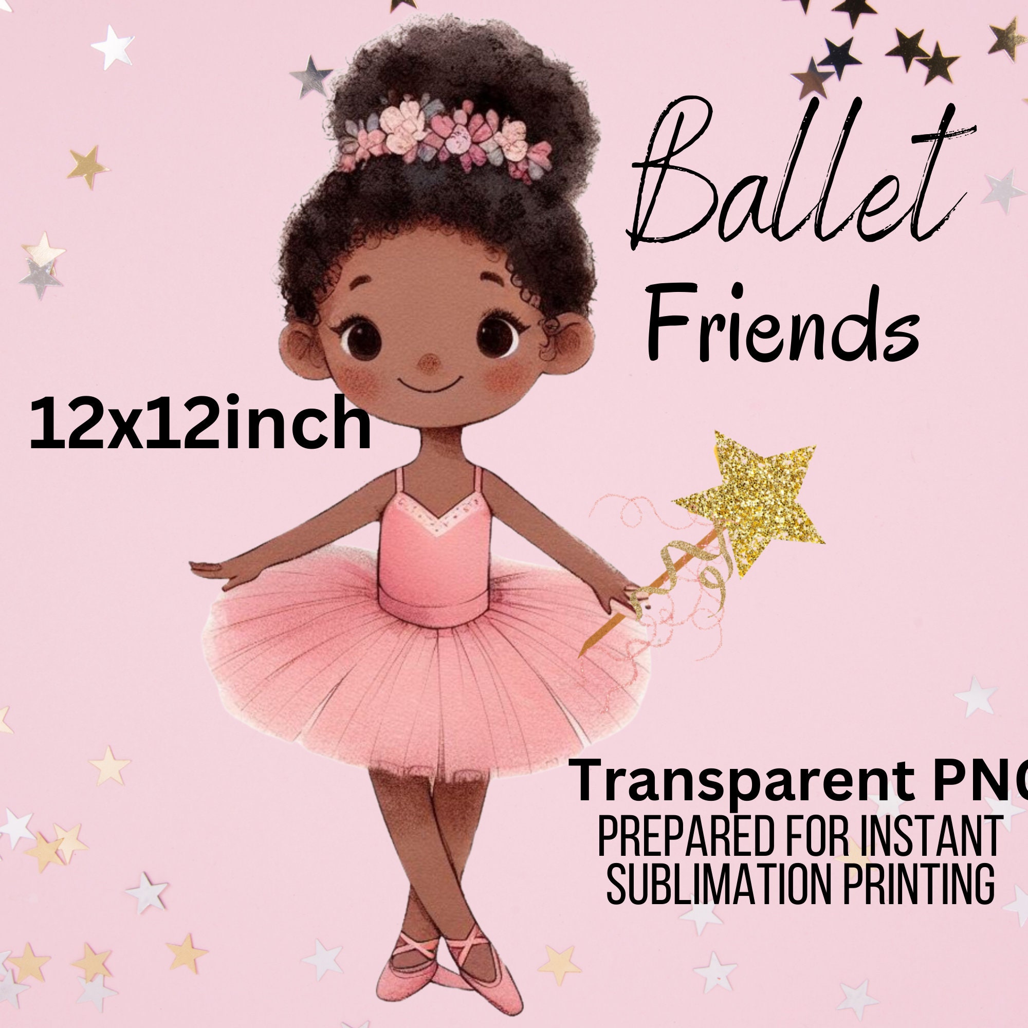 Ballet Friends PNG Printable Ballerina Girls Clipart Bundle Dress up ...