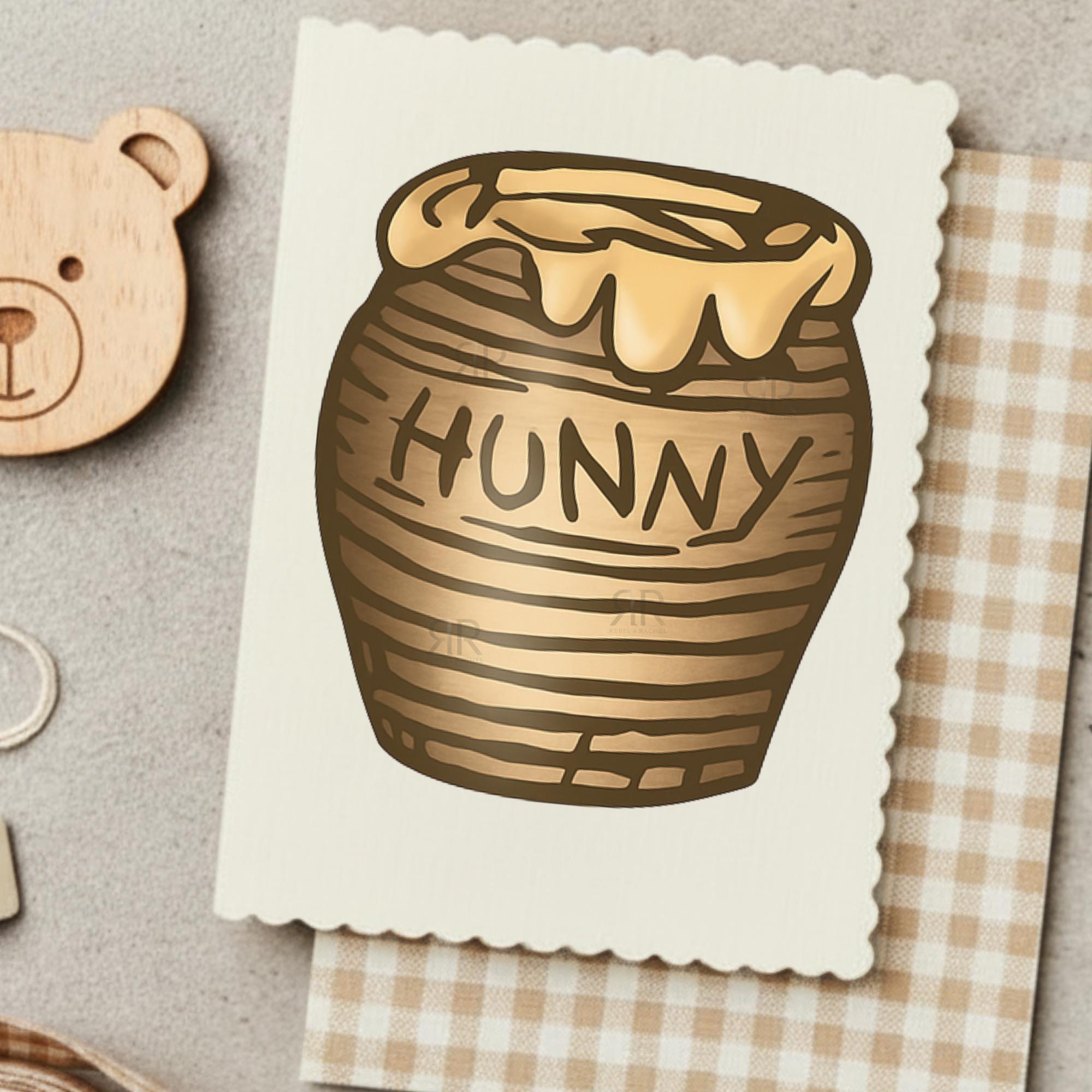 Classic Winnie the Pooh Clipart Bundle Hunny Pots and Honey Bee Hive ...