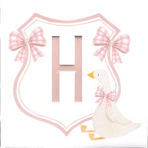 Goose Crest Pink Gingham Bow Frame Clipart Png Bundle, Coquette Bows ...