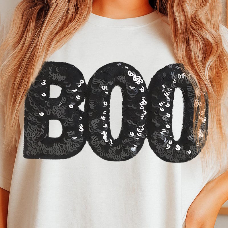 Sequin Boo Design - Etsy