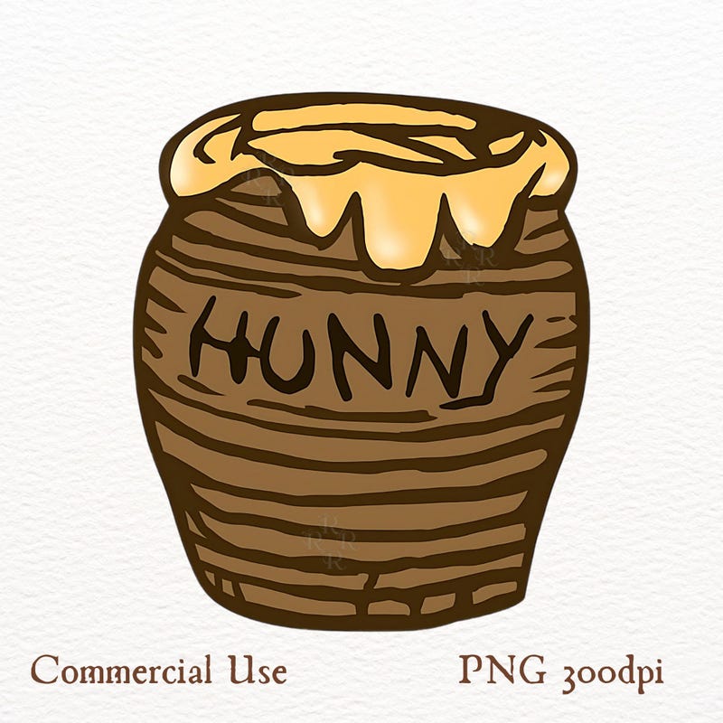 Pink Honey Pot Clipart - Etsy