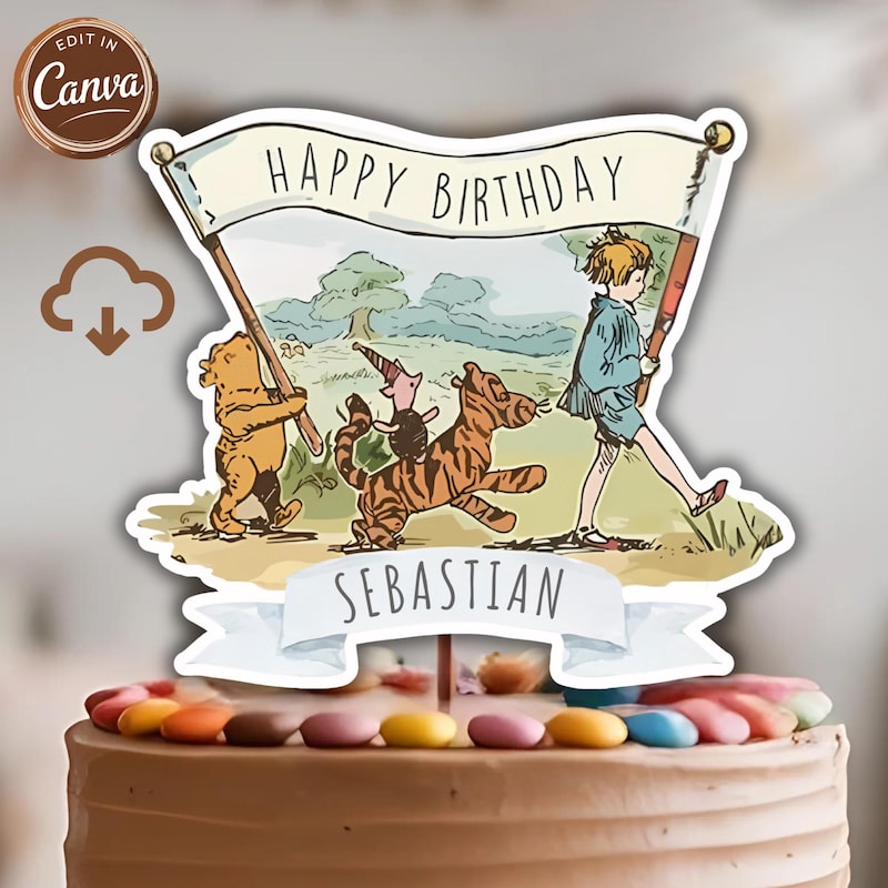 Torta winnie the pooh - Etsy México
