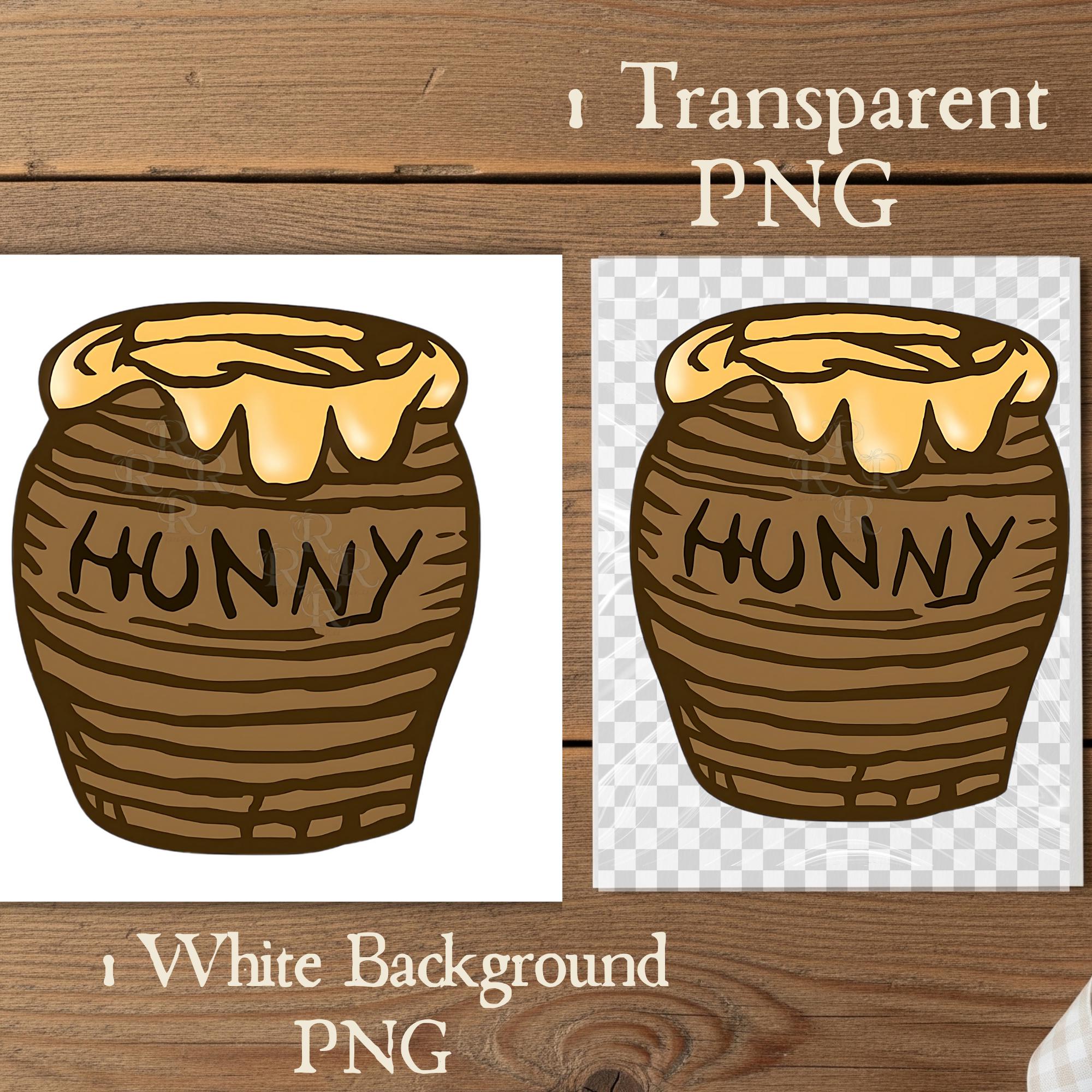 Winnie the Pooh Honey Pot PNG, Classic Pooh Bear Clipart, Hunny Pot ...