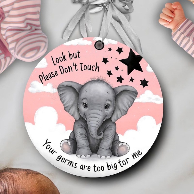 Dont Touch Baby Sign - Etsy