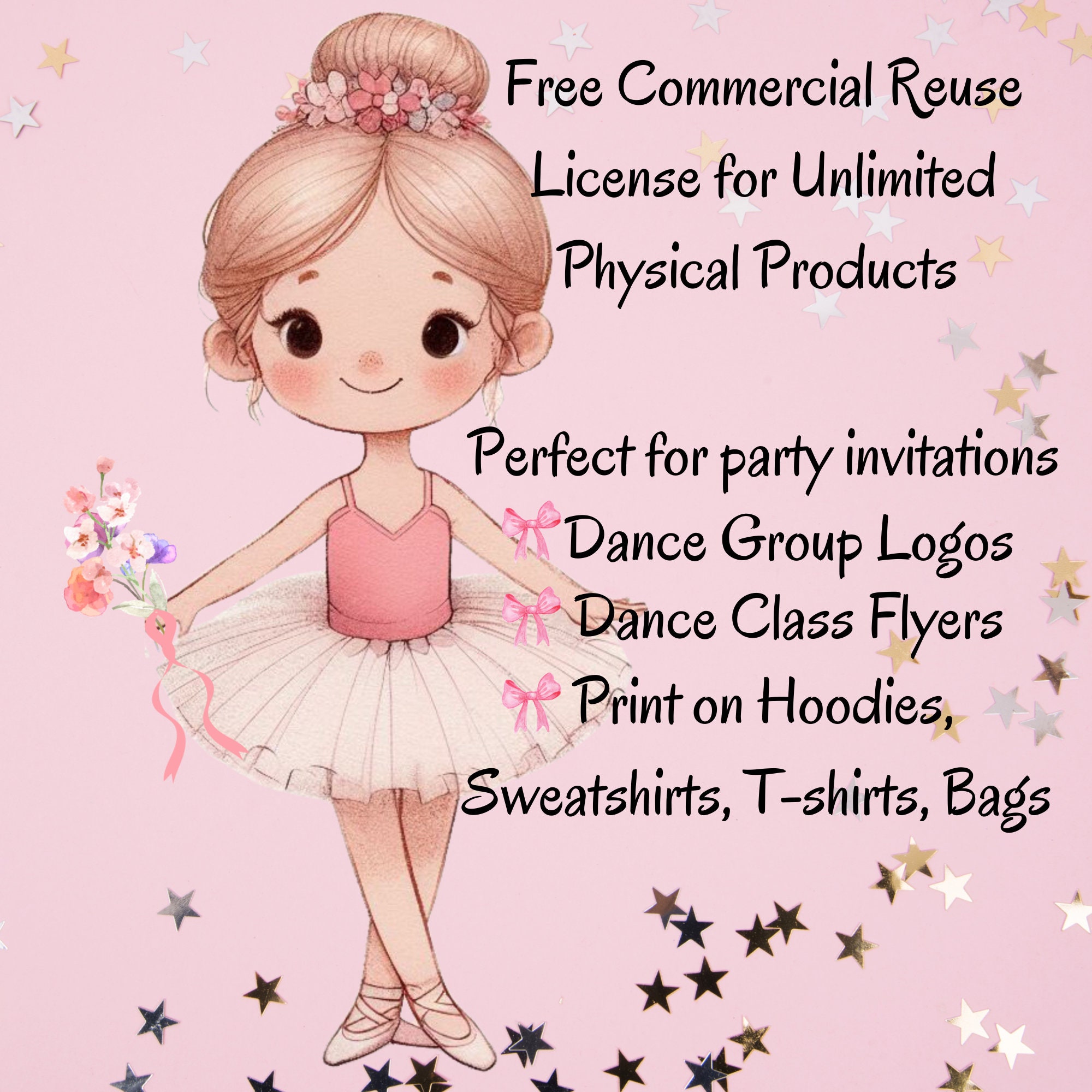 Ballet Friends PNG Printable Ballerina Girls Clipart Bundle Dress up ...