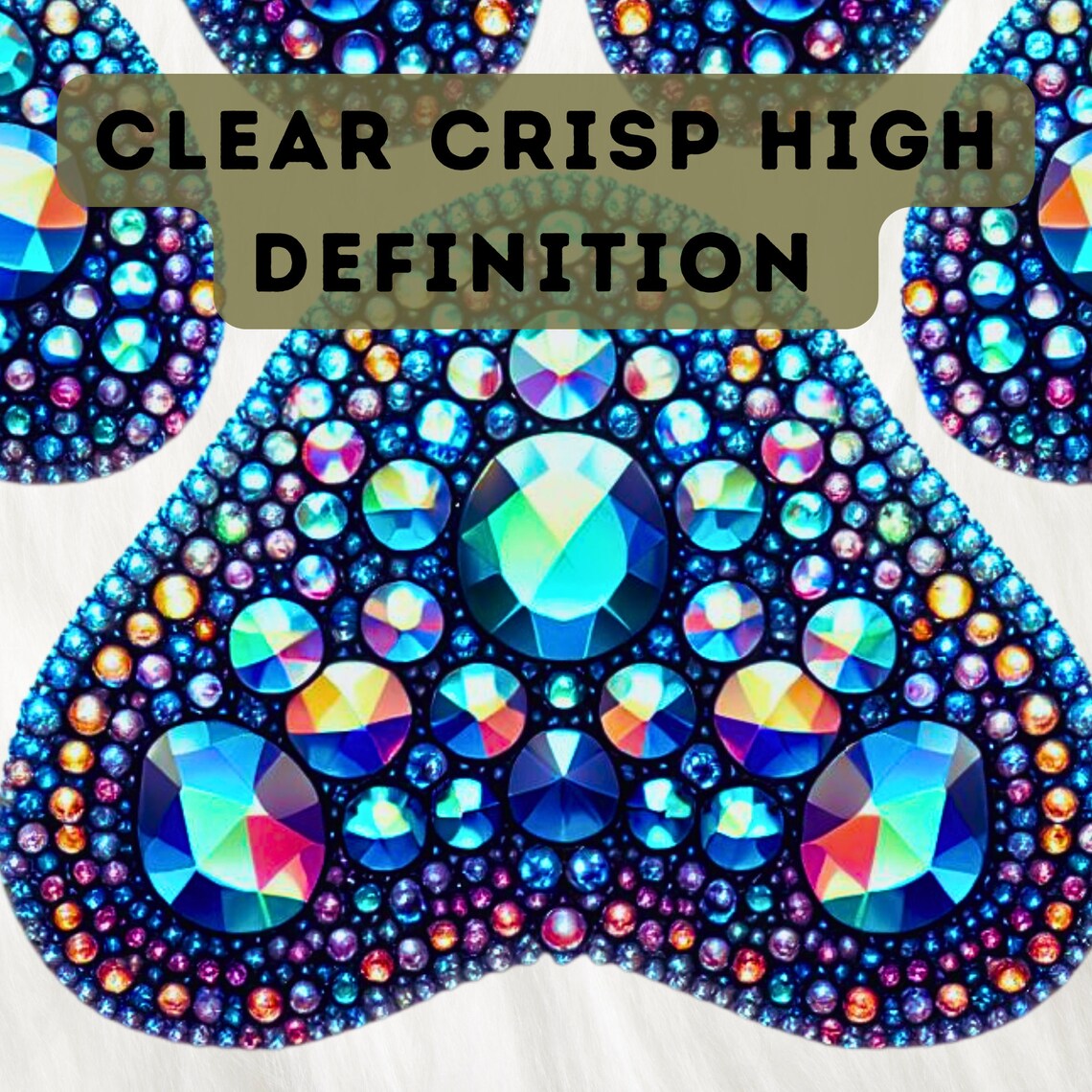 Paw Print Colourful Bright PNG, Bling, Diamond Paw Png, Paw Print ...