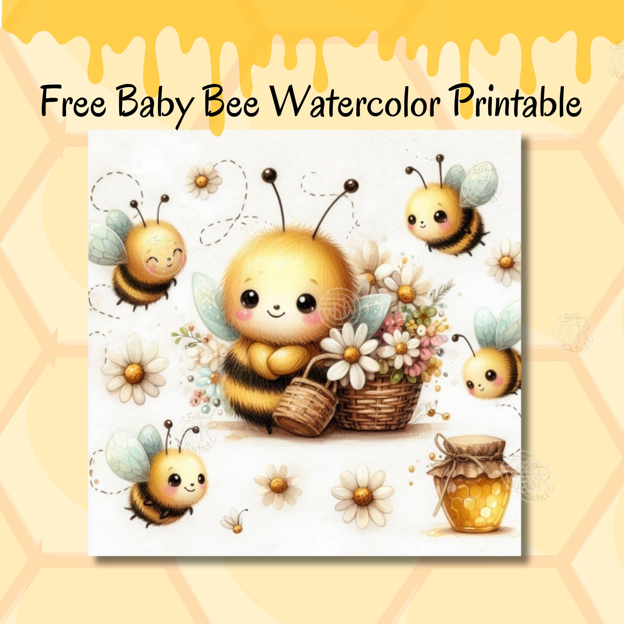 Bee PNG Clipart Honey Bee Baby Shower Cute Bumble Bee With Pacifier PNG ...