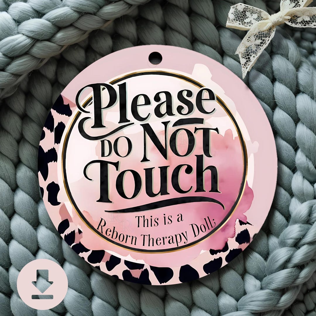 Reborn Doll Stroller Tag, Printable Carseat Sign, Reborn Therapy Doll ...