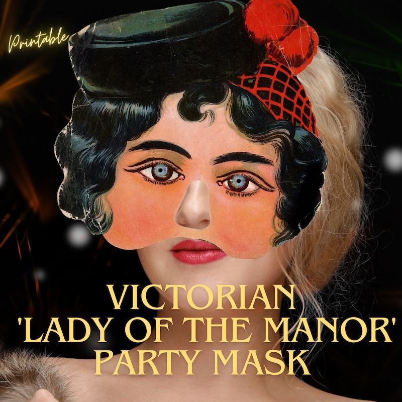 Victorian Lady Mask - Etsy