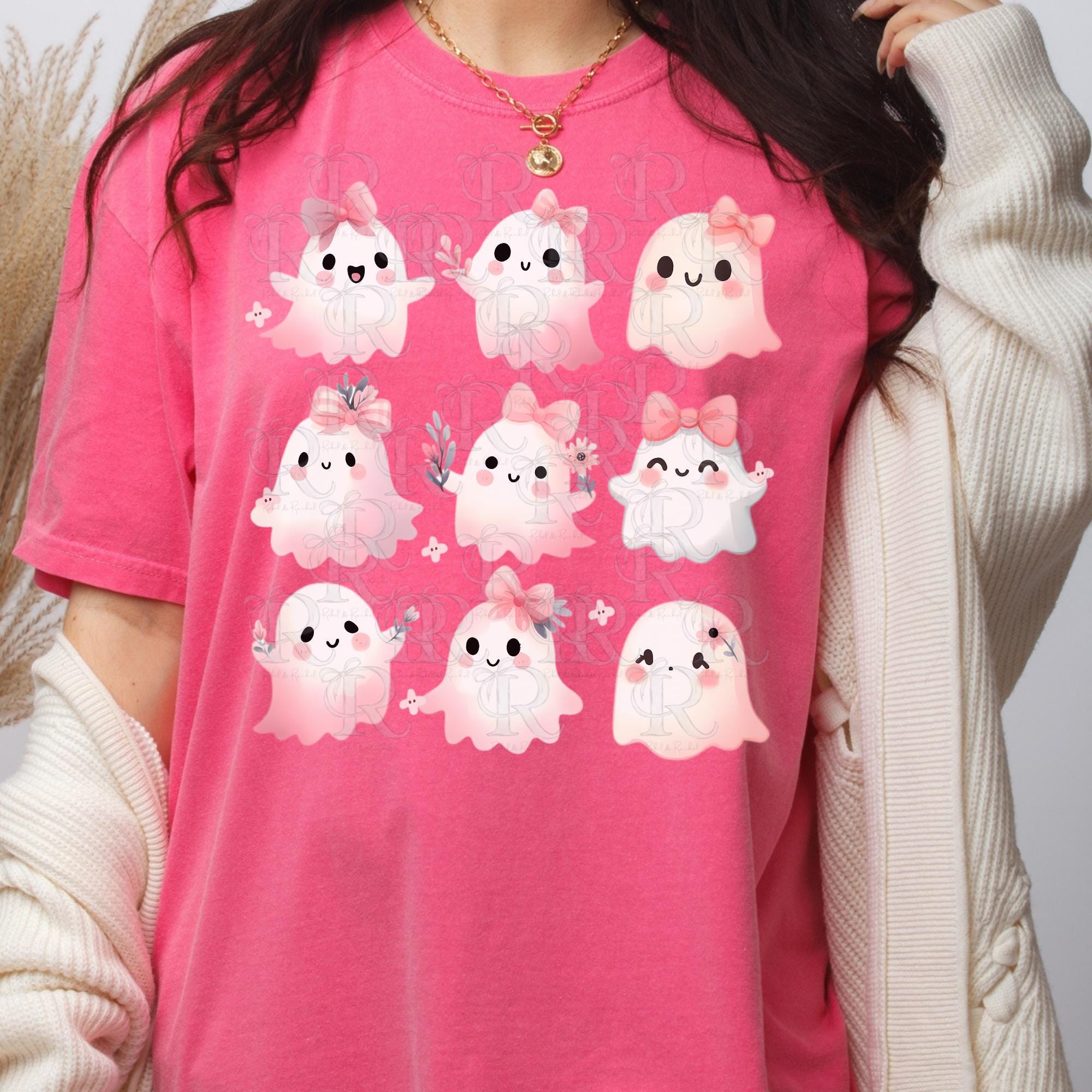 Coquette Bow Ghosts Png, Cute Girl Halloween Spooky Ghouls, Preppy ...