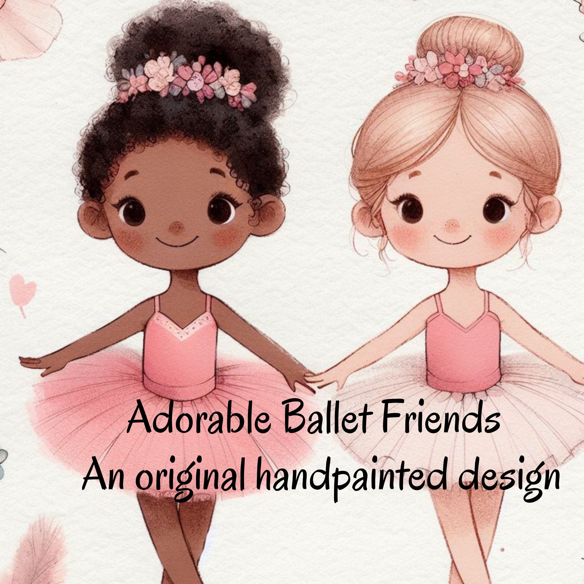 Ballet Friends PNG Printable Ballerina Girls Clipart Bundle Dress up ...