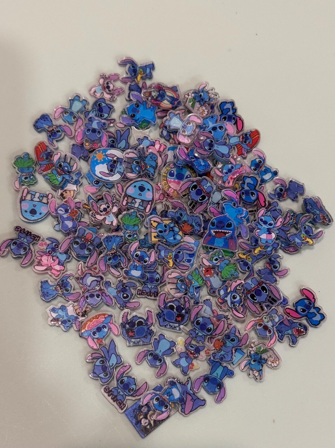 2cm Stitch Blue Alien Acrylics/charms. - Etsy