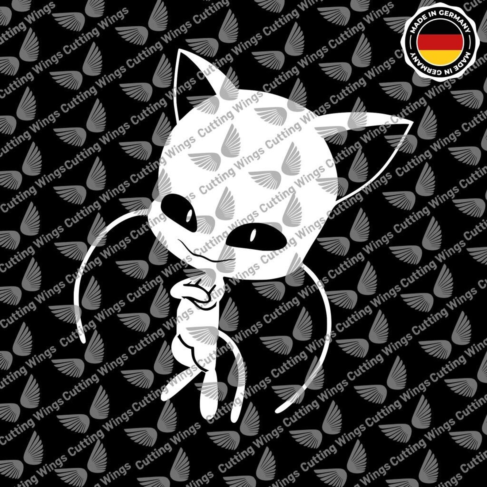 Miraculous Lady Bug Plagg Sticker Car/window/door/casemodding ...